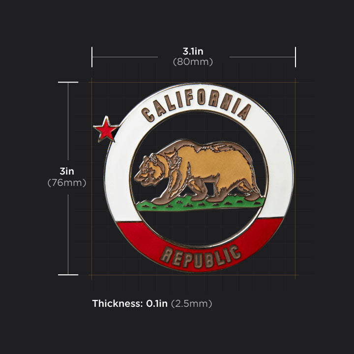 California Vehicle Emblem – Craftworks Emblems